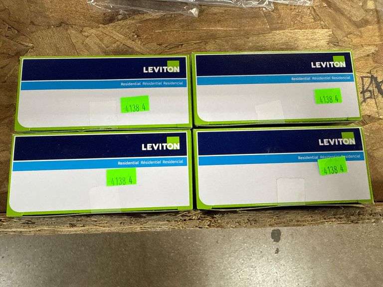Leviton Blue Outlet and Switch Assortment in Original Packaging ...
