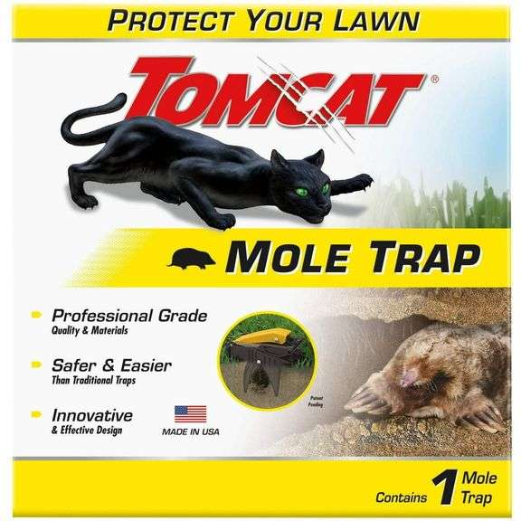 TOMCAT - Tomcat Mole Trap - Kill Moles Without Drawing Blood to Protect ...