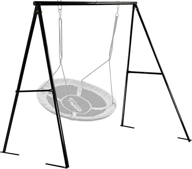 HISHINE - Swing Stand A Frame for Porch Outdoor 550lbs Heavy Duty 71â ...
