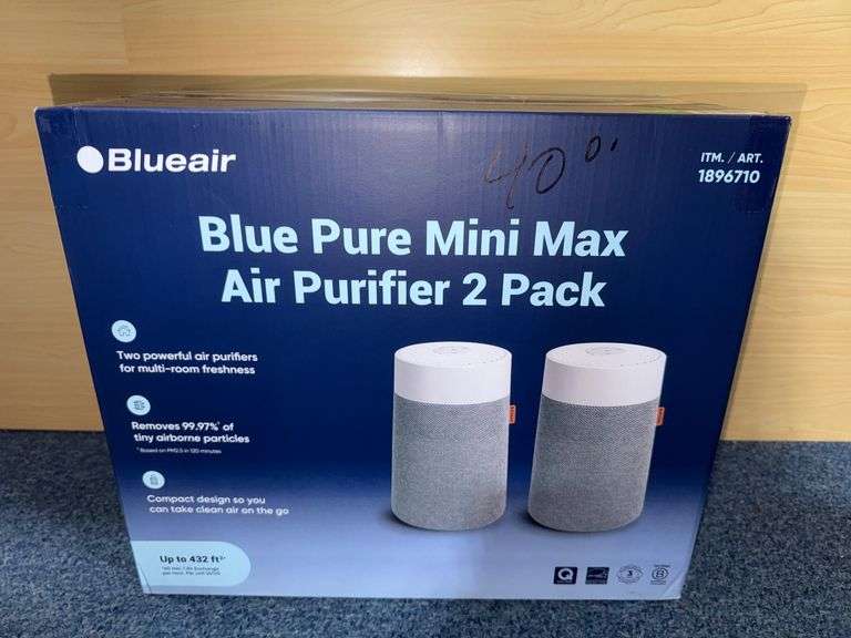 Blueair Blue Pure Mini Max Air Purifier 2-Pack - Metzger Property ...
