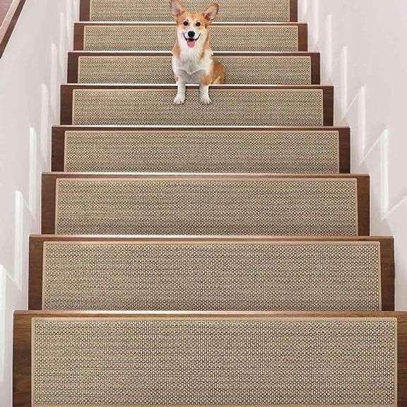 Â€ŽSELOOM - Stair Treads Non Slip for Wooden Steps Indoor 9in x 36i 15 ...