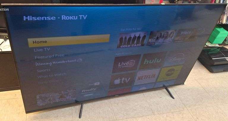 Hisense 58in Roku TV Model 58R6E3 LED LCD with Remote - Metzger ...