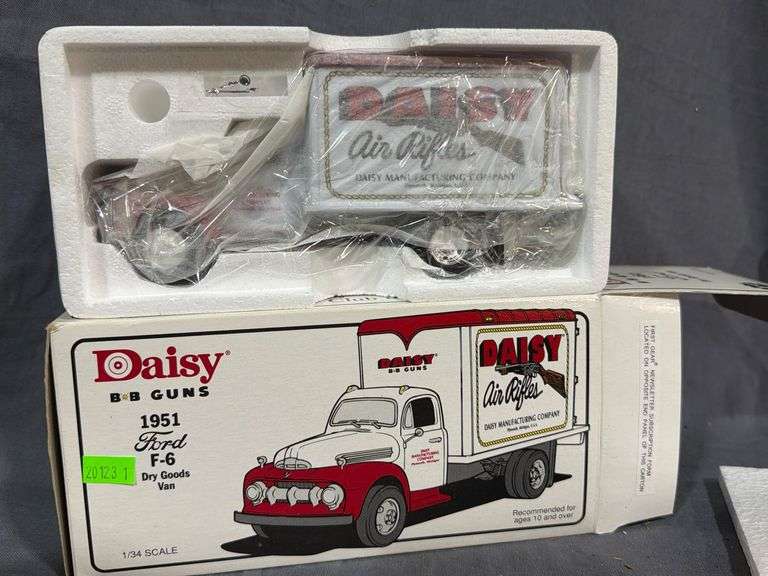 1951 Ford F-6 Dry Goods Van Daisy BB Guns Model in Box, 1:24 Scale ...