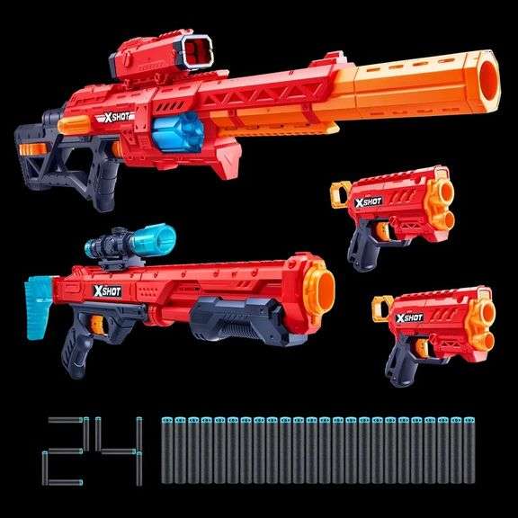 ZURU XSHOT Excel Combo Pack: Ranger X8, Hawkeye, and 2 Micros - Metzger ...