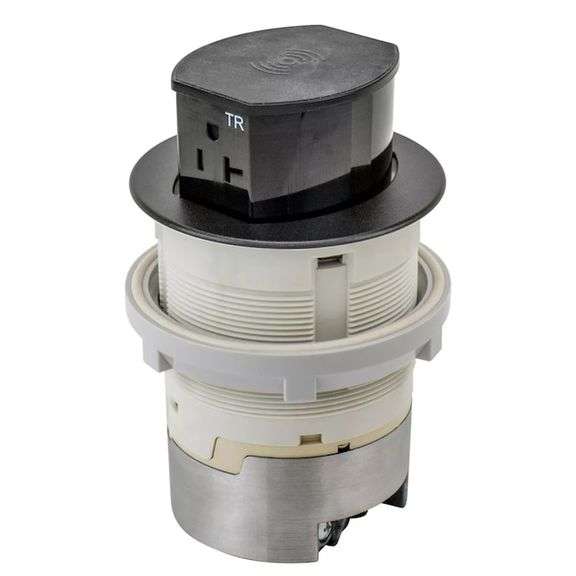 HUBBELL BRYANT - 0A Tri-Power Pop Up Counter Receptacle 20 -Amp 125 ...