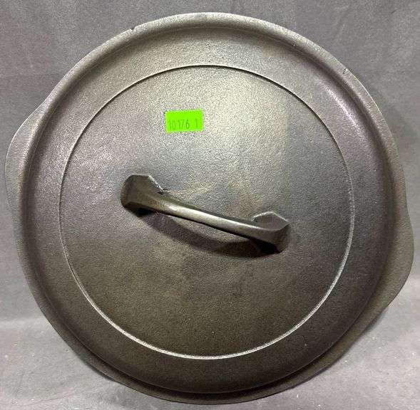 Griswold Cast Iron No. 6 Self-Basting Lid, 9” Diameter - Metzger ...