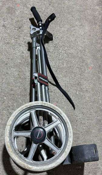 ProSport Collapsible Golf Push Cart with 3 Wheels - Metzger Property ...