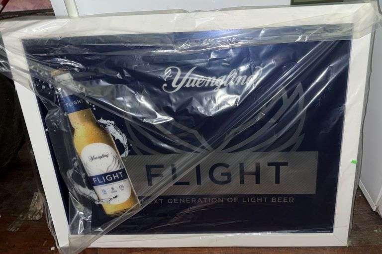 Yuengling Flight Advertising Display with Bottle Graphic, 44”x34 ...