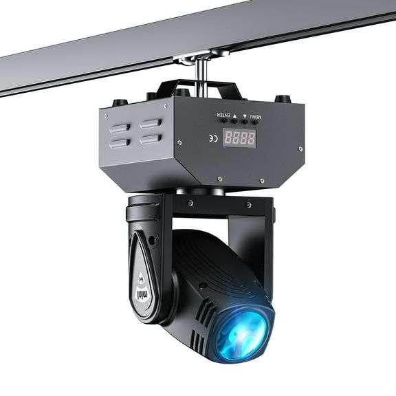 Mini LED 100W Moving Head Spotlight w/ RGBW & DMX Control - Metzger ...