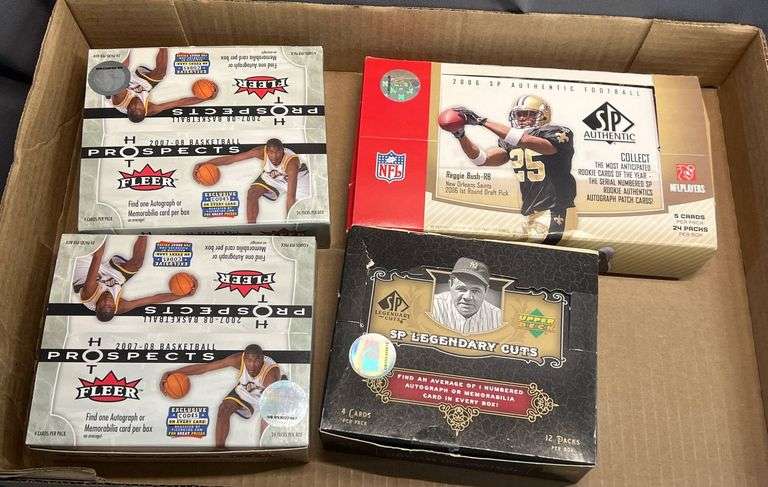 Sports Trading Card Packs Featuring Fleer and SP Authentic Brands ...