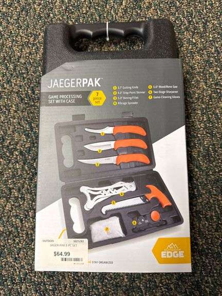 JaegerPak 7-Piece Game Processing Tool Kit with Case - Metzger Property ...