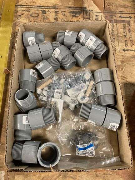 Misc PVC Pipe Fittings and Hardware - Metzger Property Services, LLC
