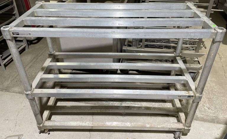 Metal Storage Rack with Casters by Metro Industries Inc. 48”x22”x37 ...
