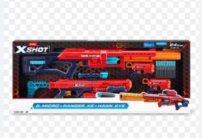 Zuru X-Shot Ranger X8, Hawk Eye & Micro Blaster Combo Pack - Metzger ...