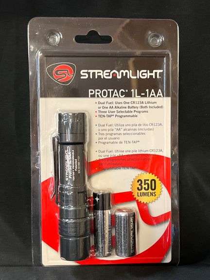 Streamlight ProTac 1L-1AA Flashlight with Batteries, 350 Lumens ...