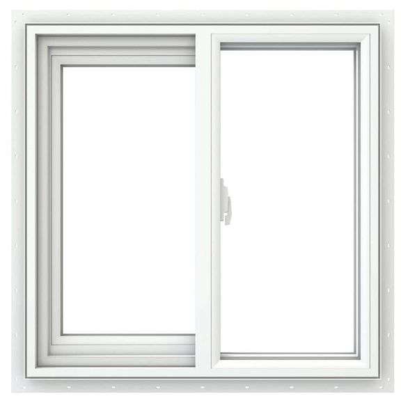 JELD-WEN - V-2500 Series 47.5 in. W x 47.5 in. H Left-Handed White ...