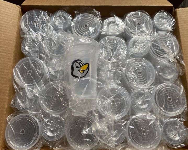 180 16oz. Clear Plastic Tumbler Cups with Penguin Graphic - Metzger ...