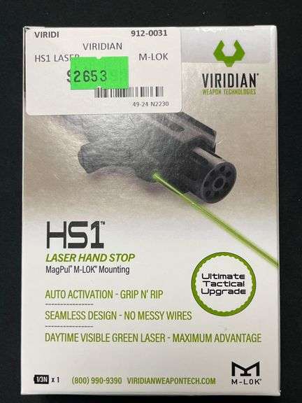 Viridian HS1 Laser Hand Stop with M-LOK Mounting - Metzger Property ...
