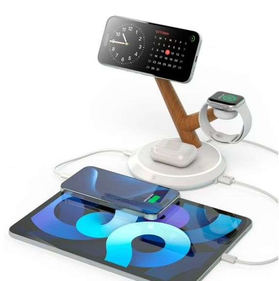 Atomi Magnetic Wireless Charging Stand with Multi-Device Capability ...