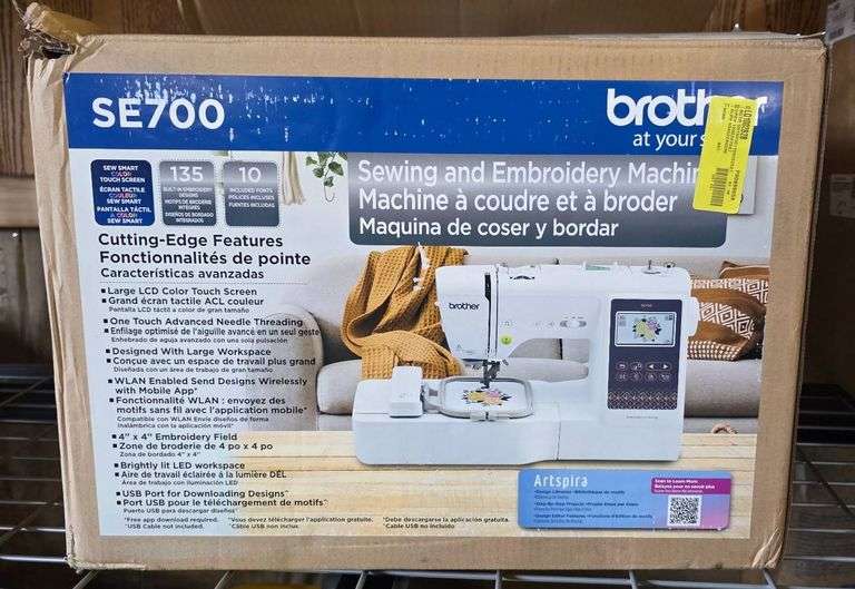 Brother SE700 Sewing and Embroidery Machine with Touchscreen Display ...