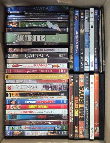 41 Assorted DVD Movies and Series inc. Avatar, The Waterboy, Jaws ...