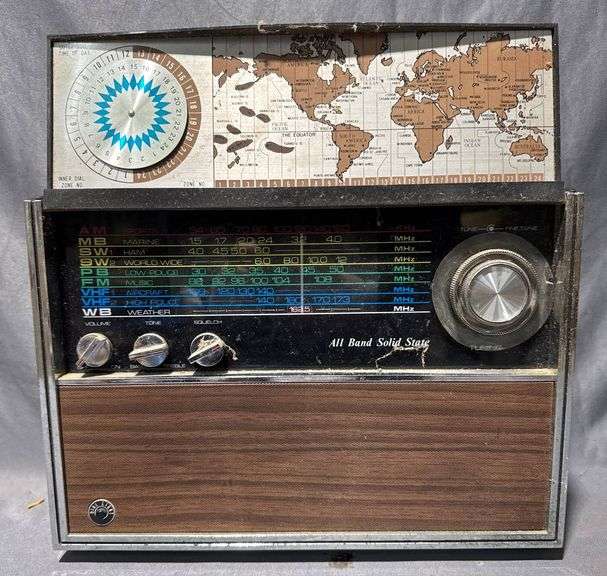 Electro-Brand Model EB2920 AM/FM World Range Radio, 12”x9”x5” - Metzger ...