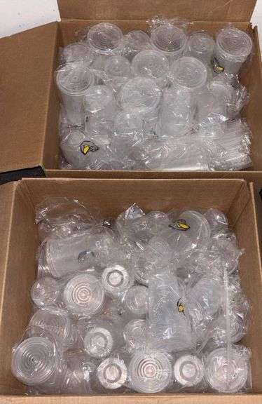 Penguin Point Branded Plastic Cups and Lids in Bulk Quantities ...