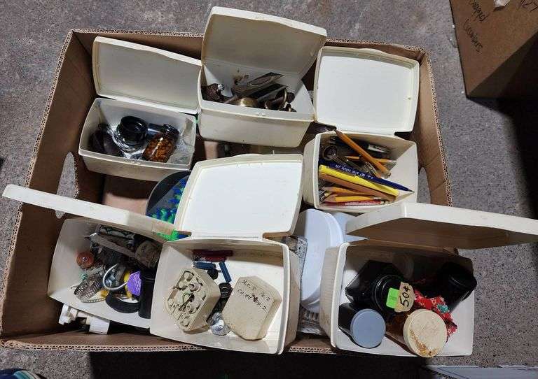 Small Tools, Plastic Containers, Hardware, Glass Jars, Misc. - Metzger ...