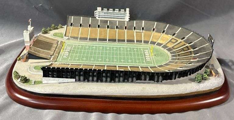Ross-Ade Stadium 3D Model on Wood Base, 11” Long - Metzger Property ...