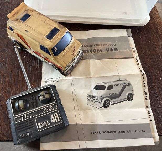 Sears Radio-Controlled Custom Van with Remote and Instruction Manual ...