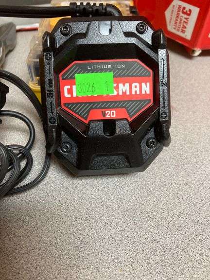 Craftsman 20V Max Lithium-Ion Charger Model CMCB101 - Metzger Property ...