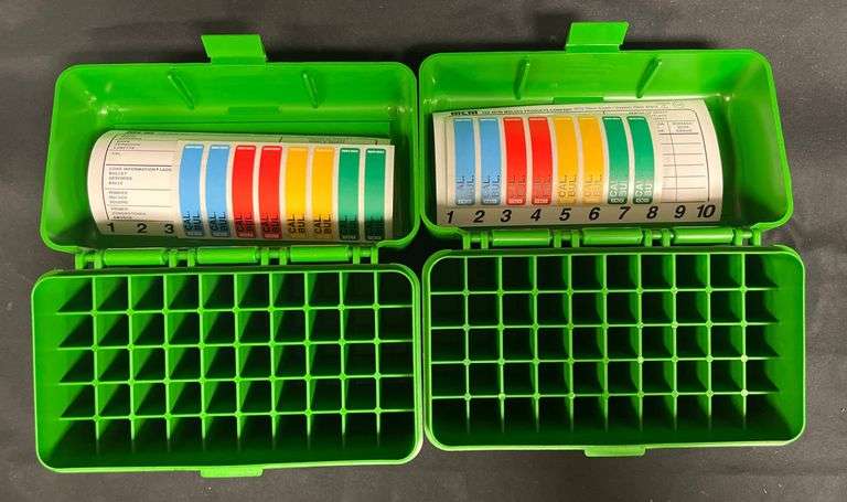 2 MTM Case-Gard RL-50 Green Plastic Rifle Ammunition Storage Cases ...