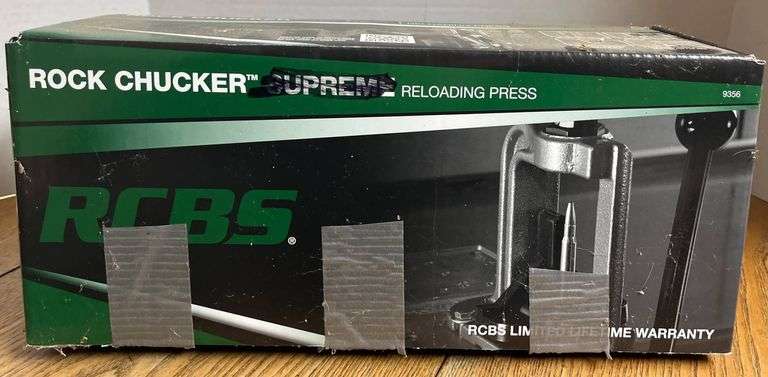 RCBS Rock Chucker Reloading Press with Original Box - Metzger Property ...