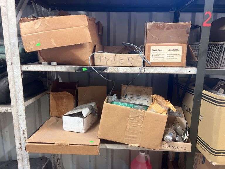 Hardware Components and Miscellaneous Items in Cardboard Boxes Inc ...