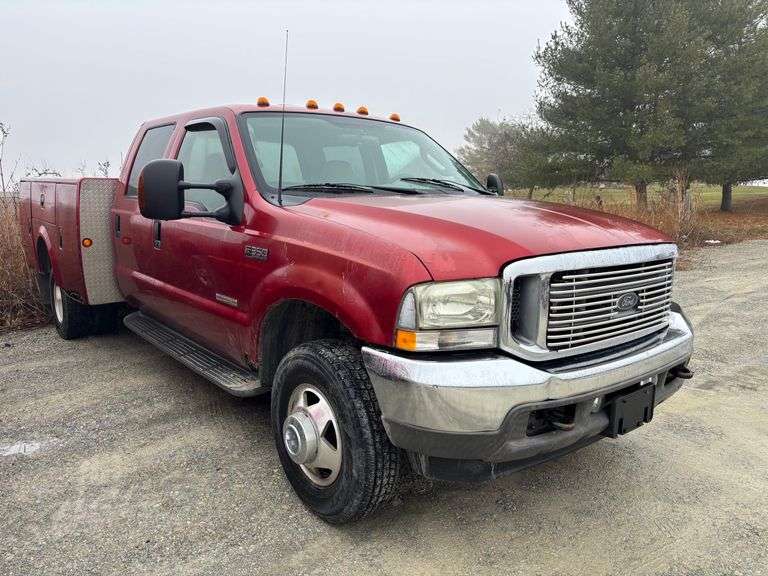 2003 Ford F350 dually service truck, powerstroke Diesel, 4x4, Automatic ...