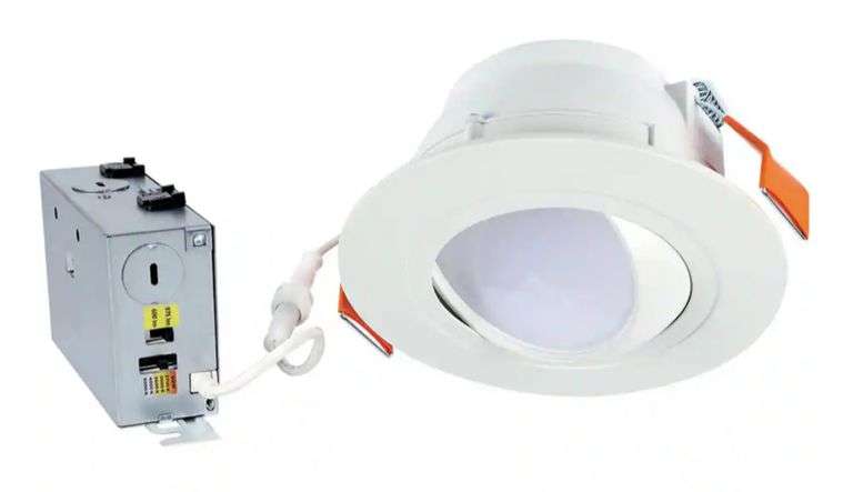 HALO RA 6 in. Integrated LED Recessed Light Trim, 600 Lumens/1000 ...