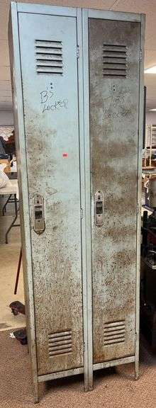 Metal storage lockers 77”x24”x18” - Metzger Property Services, LLC