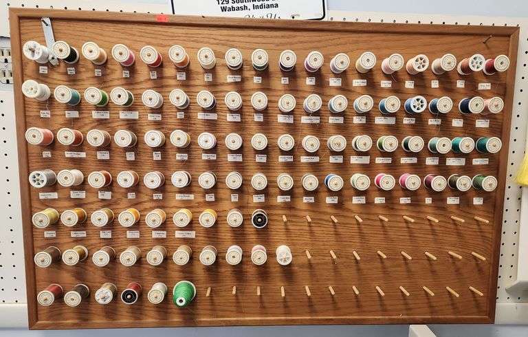 Wood Hanging Board with Thread Assortment 38.5" x 24.5" - Metzger ...