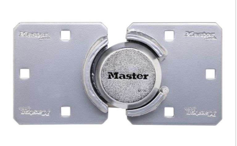 Master Lock Heavy Duty Padlock with Key, Hidden Shackle - Metzger ...