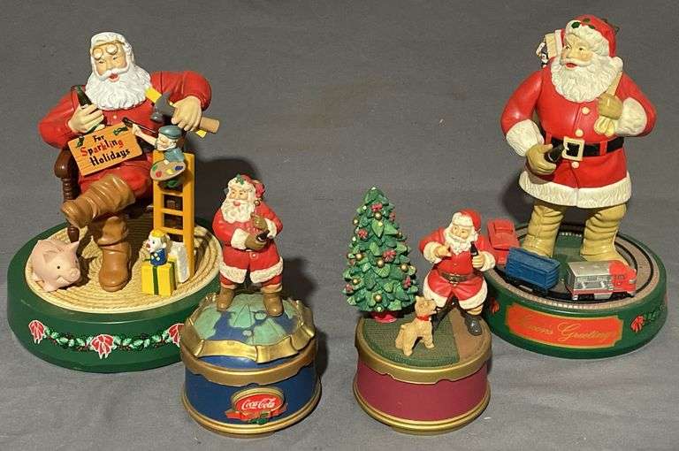 (2) Coca-Cola Christmas Santa Banks, (2) Coca-Cola Christmas Santa ...