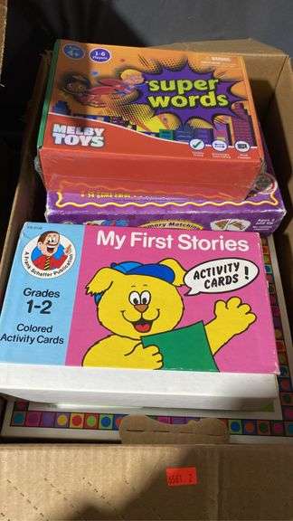 Kid’s Board Games including: Super Words, Memory Matching, Franklin ...