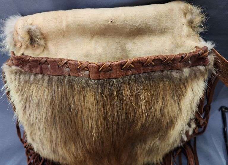 Claw Necklace 15”, Handmade Fur Satchel 12”x11” - Metzger Property ...