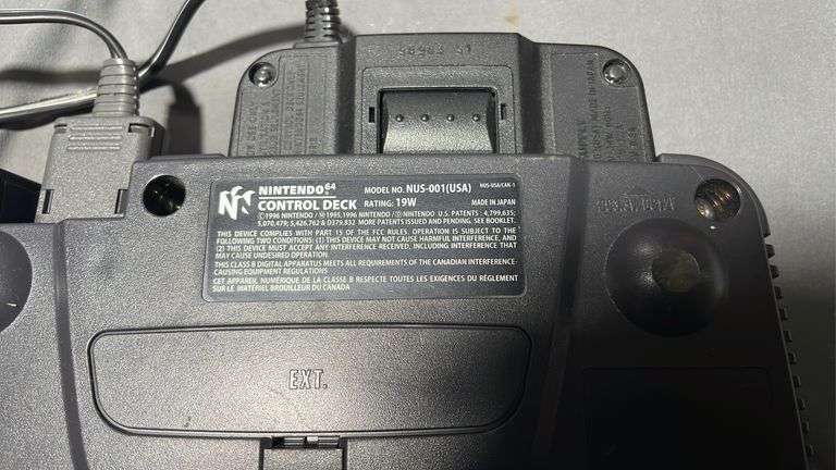 Nintendo64 game console, two controllers & games inc. Bassmasters 2000 ...