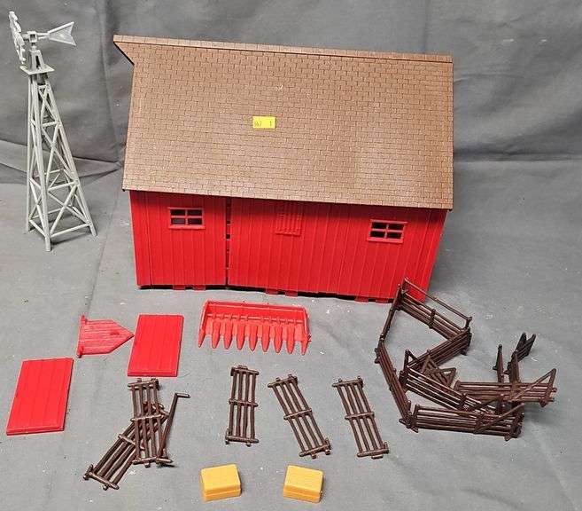 Plastic Toy Barn with Accessories - Metzger Property Services, LLC