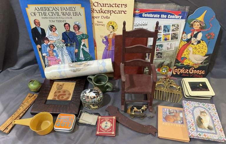 Toy Rocking Chair, Books inc. Mother Goose, American Family of the ...
