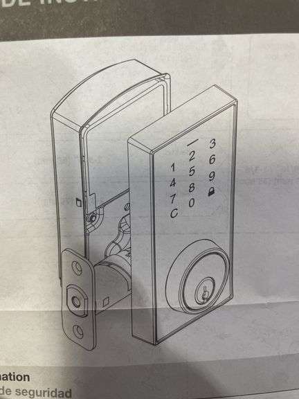 Number Key Pad Door Lock - Metzger Property Services, LLC