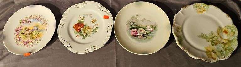 (4) Porcelain Plates Inc. Silesia, Bavaria & Germany 7" - 7.5 ...
