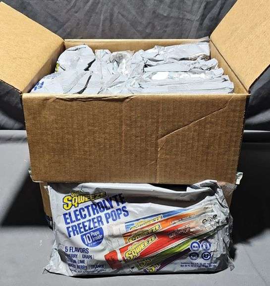 (15) 10 3 OZ. Sqwincher Squeeze Electrolyte Freezer Pops - Metzger ...
