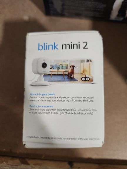 Blink Mini 2 Wired Indoor/Outdoor Smart Security Camera with 1080p HD ...