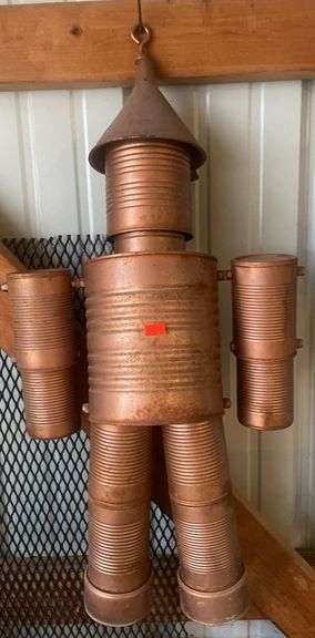 (2) Tin Man Wind Chimes 26” - Metzger Property Services, LLC